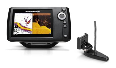 Humminbird Fischfinder Echolot Helix 5 DI G2 komplett mit XNT 9 Down ...