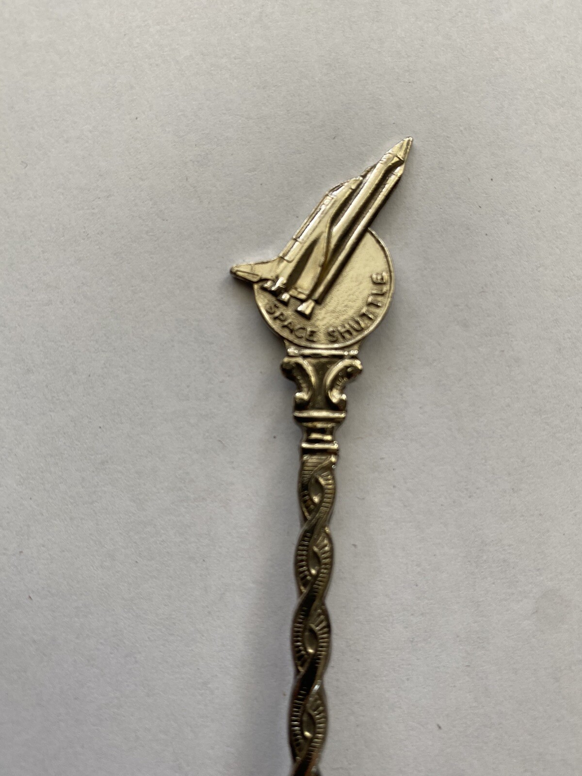 Vintage Kennedy Space Center Souvenir Spoon Space Shuttle Spoon Pletina ...
