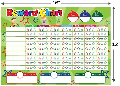 Plastic Cup Punch Game Set Magnetic Reward Chart For Kids - Behavior ...
