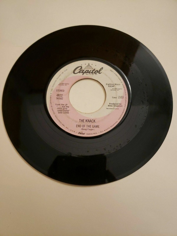 The Knack - Baby Talks Dirty - Capitol (45RPM 7”Single)(J793) | eBay