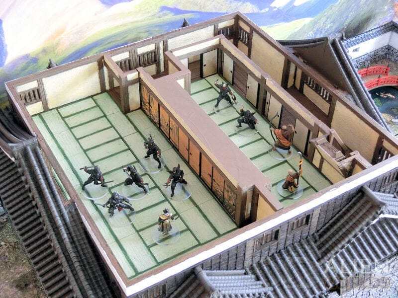 Samurai Castle - Tabletop Terrain Compatible with Test of Honor Bushido ...