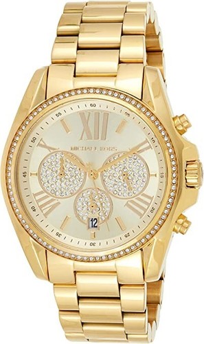 Michael Kors MK6538 Women's Gold Dial Stainless Steel Bracelet Quartz ...