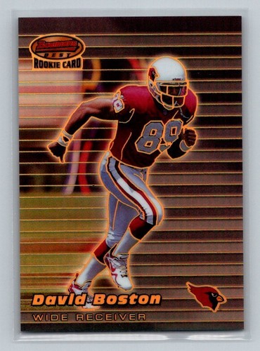 1999 Bowman's Best David Boston #124 Refractors #/400 Rookie Arizona ...