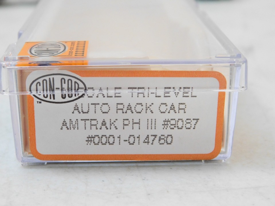 Con Cor N Ga Amtrak Auto Train Auto Rack Car Tri-Level Ph III #9087 NIP ...