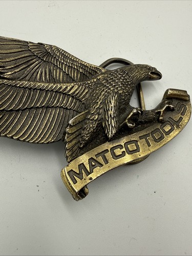 Matco Tools Belt Buckle Eagle Logo Made in USA Great American Buckle ...
