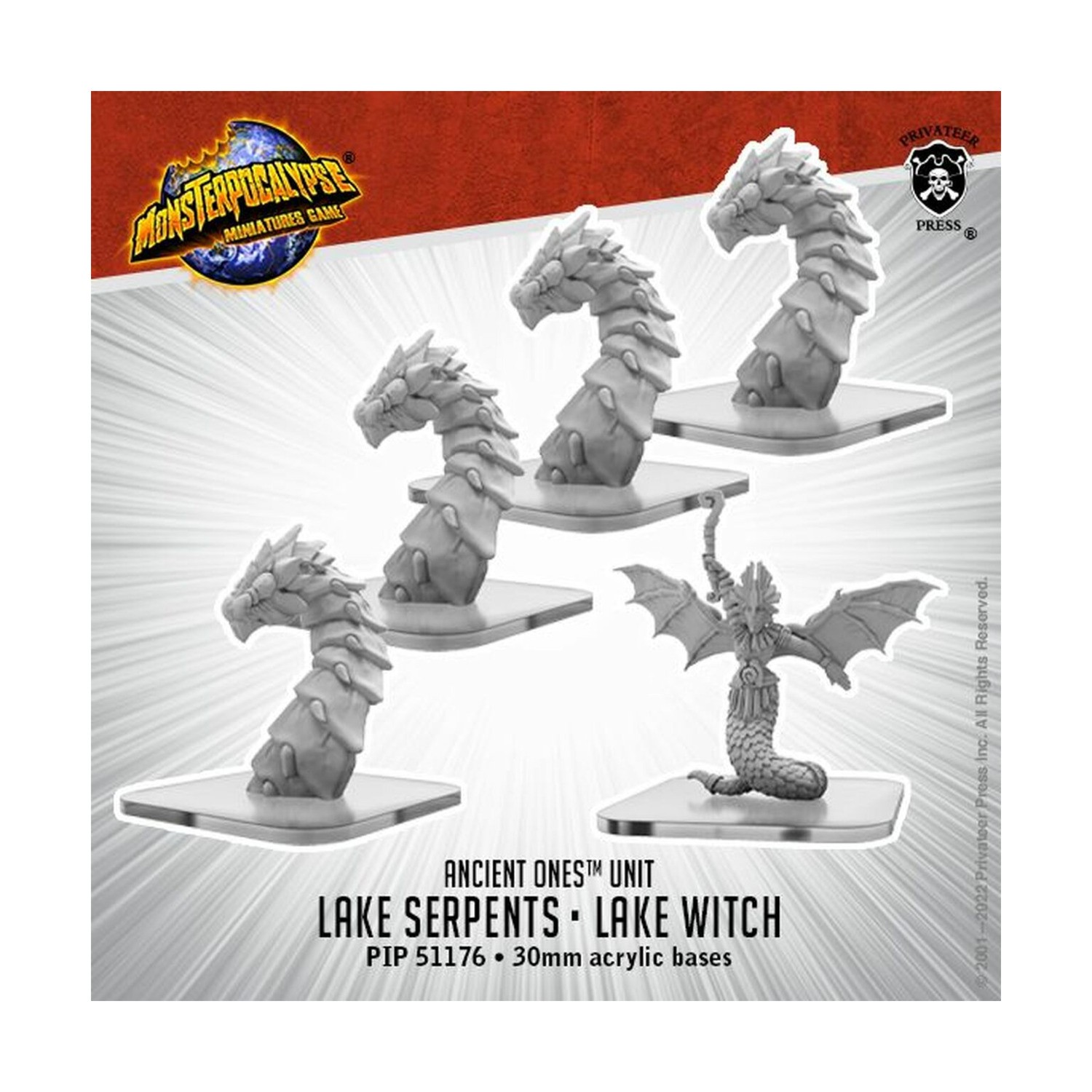 Privateer Press Monsterpocalypse Ancient Ones Lake Serpents & Lake ...