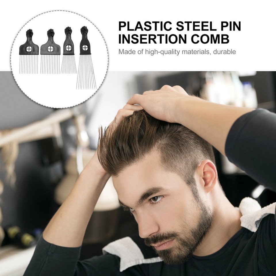 4 Pcs Wide Tooth Comb for Curls Hair Styling Supplies Texture Brush ...