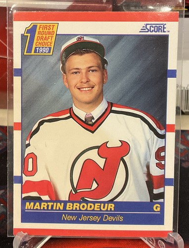 1990 Score #439 Martin Brodeur Rookie Card HOF New Jersey Devils NM | eBay