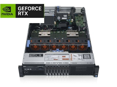 GPU Server , NVIDIA TESLA V100 32GB DELL R730 24 CORE 64GB DDR4 ,2TB ...
