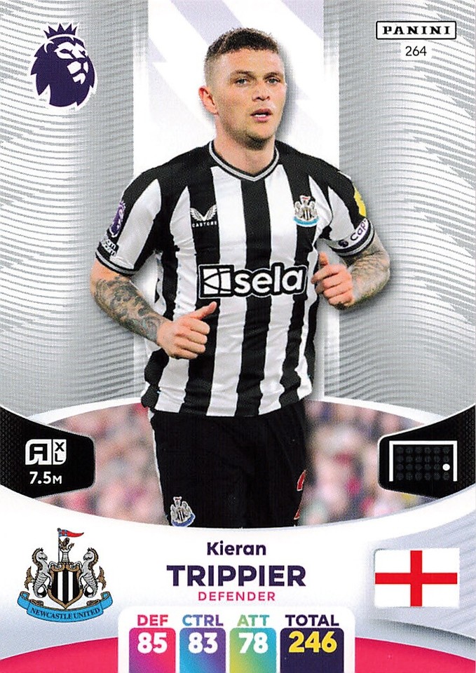 Panini Premier League Adrenalyn XL 2024 2023/24 Base Cards #190 - #369 ...