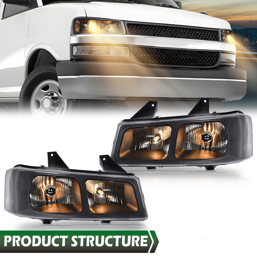 Fit For 2003-2023 Chevrolet Express GMC Savana Van Left+Right ...