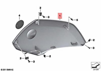 Genuine BMW Side Trim Panel Top Right 46637725054 | eBay