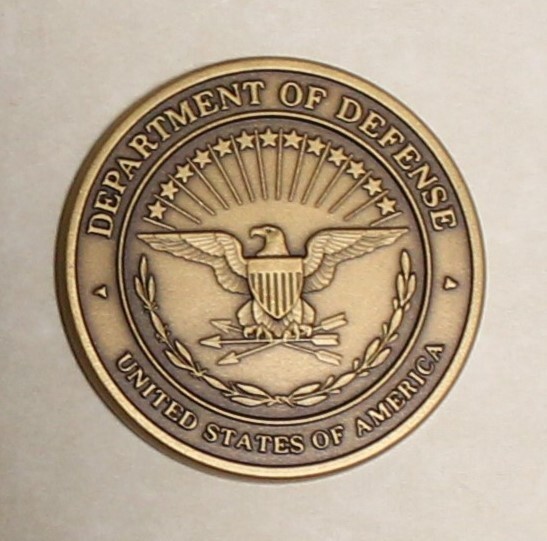 Secretary of Defense SECDEF DOD Interim Challenge Coin | eBay