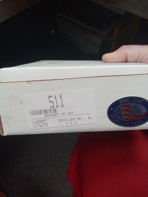 HPC Emergency Key Box ** 5.75” W x 6.5” T Old Stock* for sale online | eBay