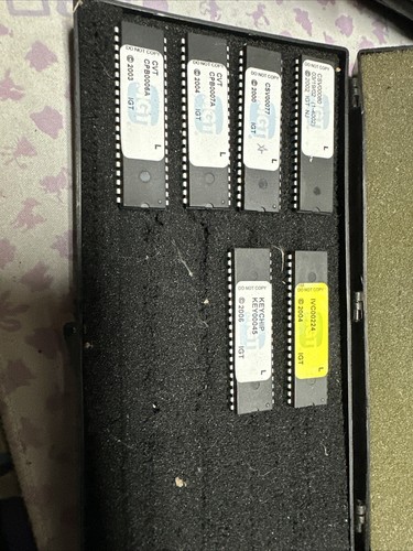 IGT Set Of Key Chips 19 Key Chip Set S2000 Gameking I Game Master Set ...