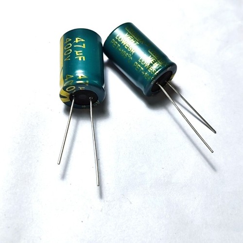 5PCS 47uF 400V 47MFD 400WV 47MF 13*20mm LOWESR Aluminum Electrolytic ...