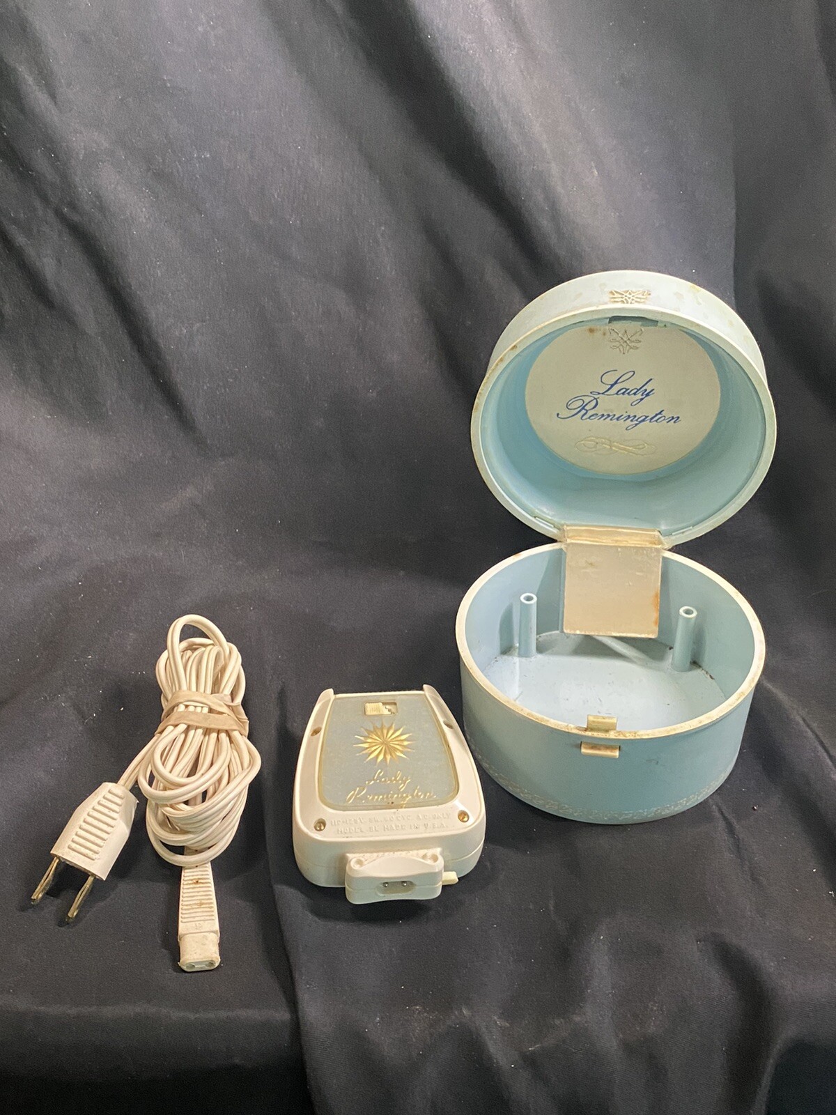Vintage 1950S Lady Remington Electric Shaver Razor w/ Case, Working ...