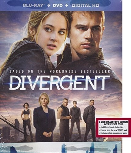 Divergent Woodley James Digi Book (Blu Ray DVD Digital HD) | eBay