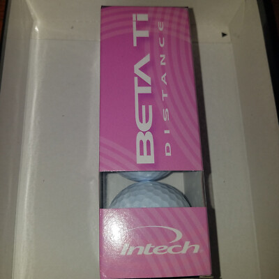 Intech Beta Ti Ladies Distance Golf Balls 3 Pack NEW three driving | eBay