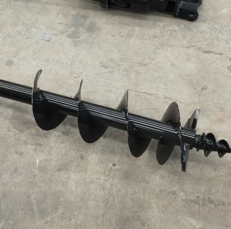400mm Diameter Auger Drill Rod Post Hole Attachment for 1-2ton mini ...
