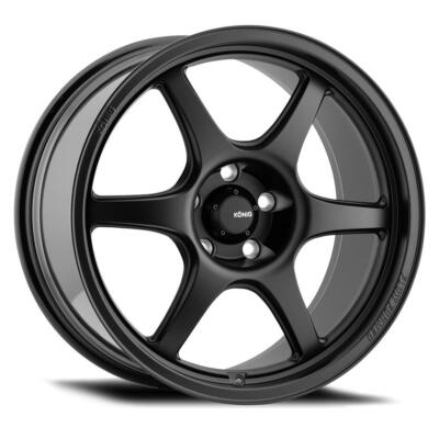 18 inch 18x9 Konig 106B HEXAFORM Matte Black wheels rims 5x120 +31 | eBay