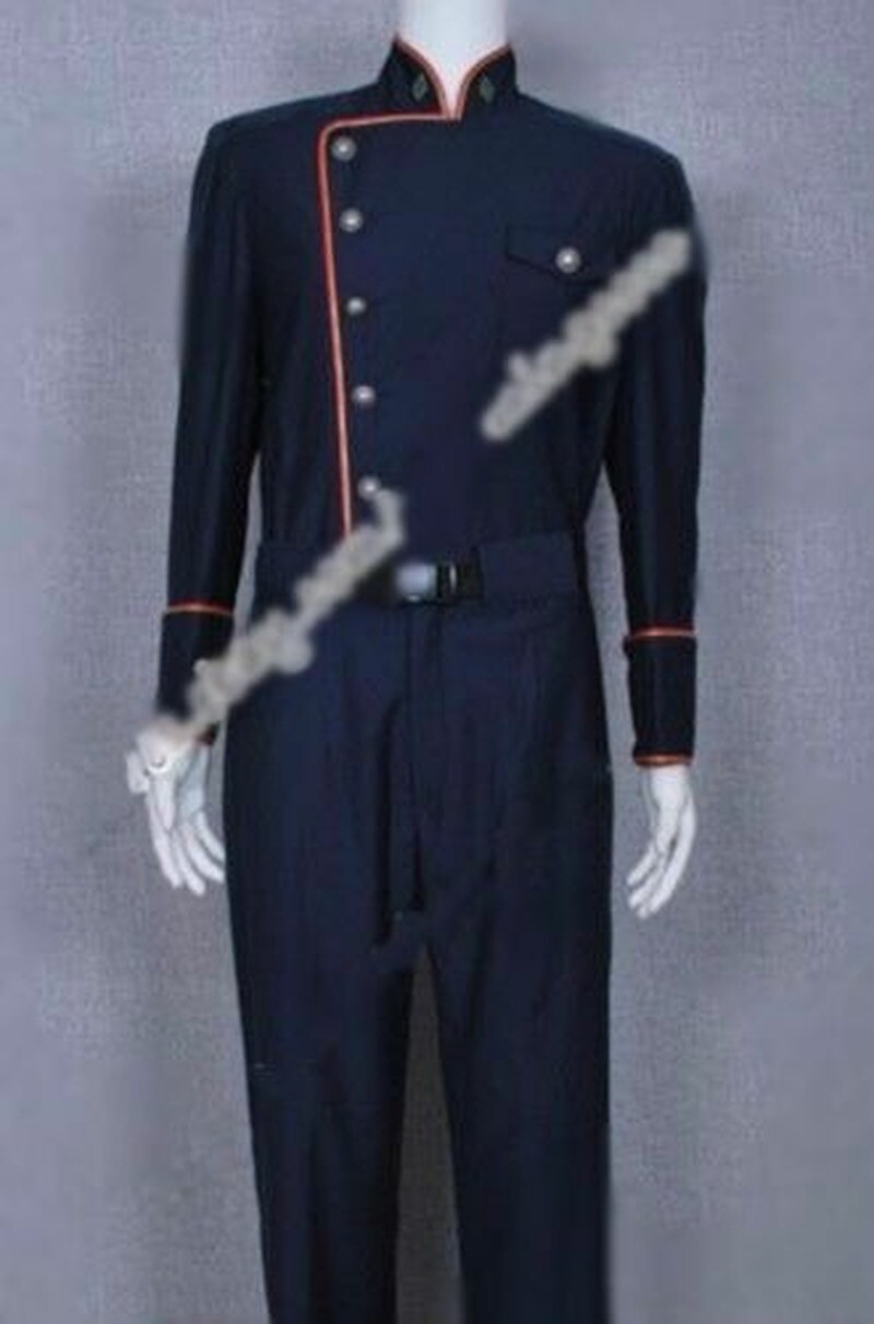 Battlestar Galactica Commander William Adama Uniform Cosplay Costume ...