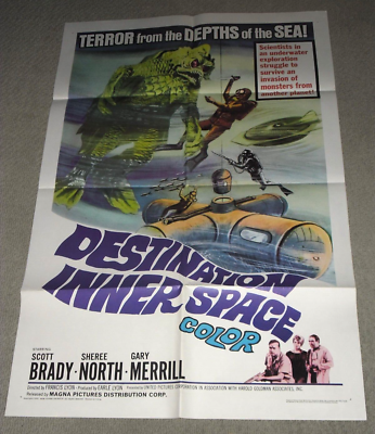 Destination Inner Space Original 1sh Movie Poster | eBay