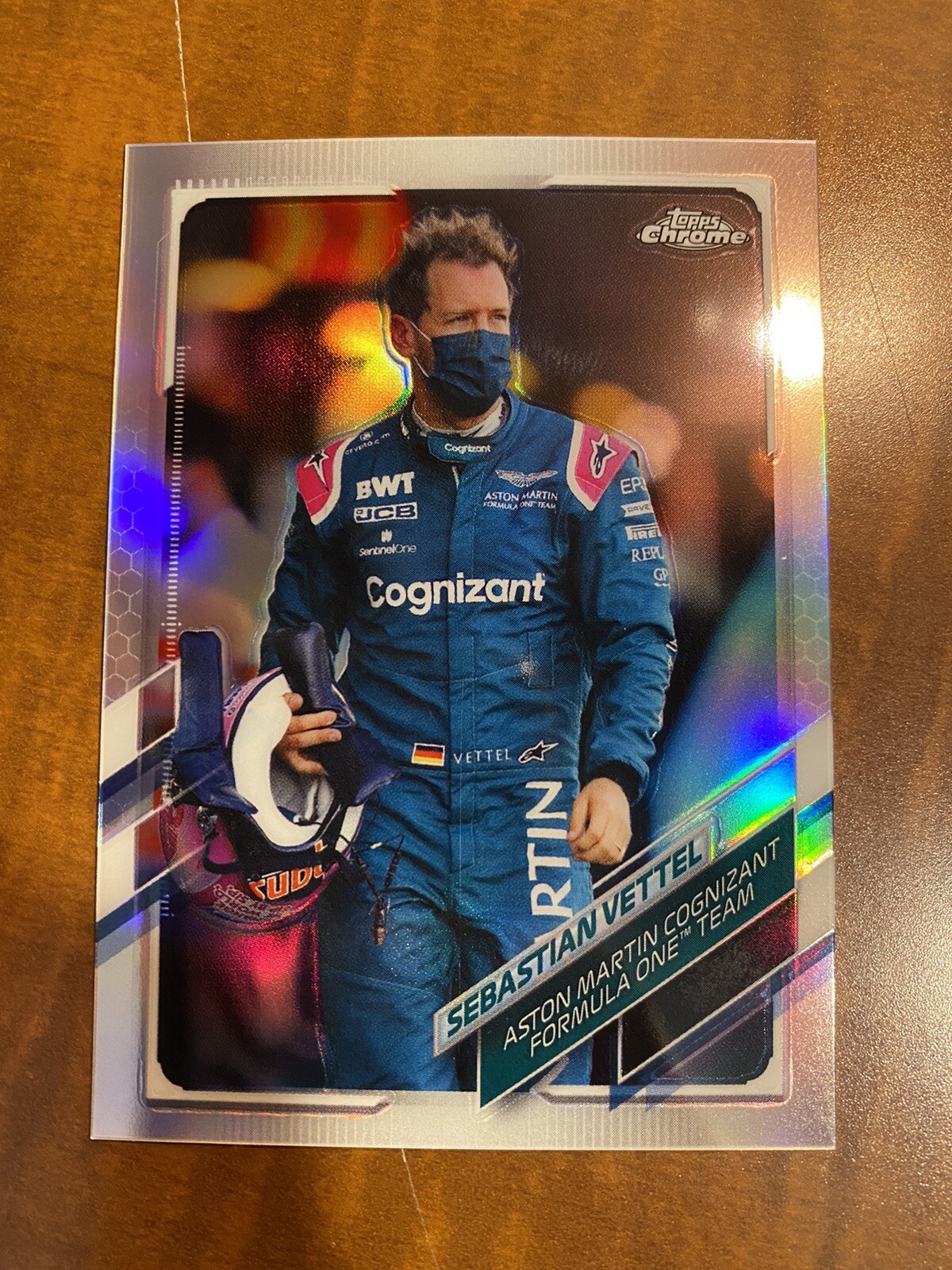2021 Topps Chrome Formula 1 Sebastian Vettel Refractor Card Aston ...