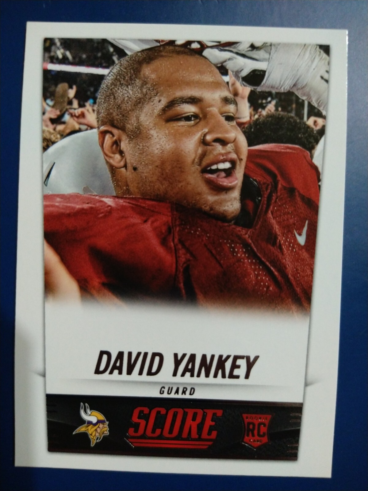 2014 Score Rookie RC #350 David Yankey Vikings | eBay