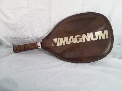 Ektelon Magnum Vintage Racketball Racket, Brown, Small Leather Grip And ...