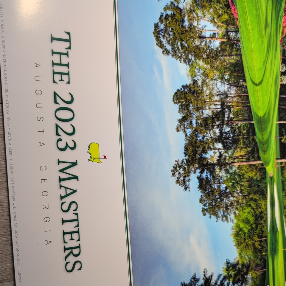 2023 Masters Golf Tournament Poster Augusta GA Signed | eBay
