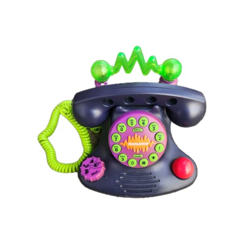 Vintage 1997 Nickelodeon Talk Blaster Telephone Landline Retro Lights ...