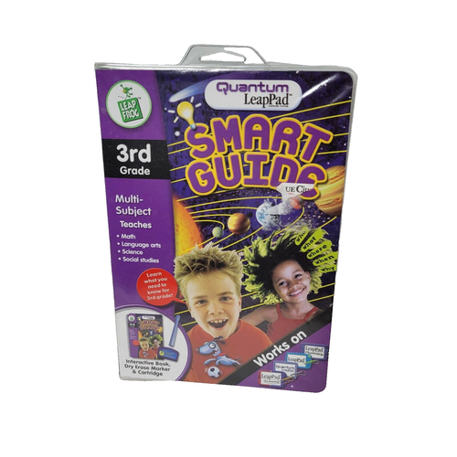 Quantum Pad LeapFrog Smart Guide 3rd Grade Skills Learn Teaching Video ...