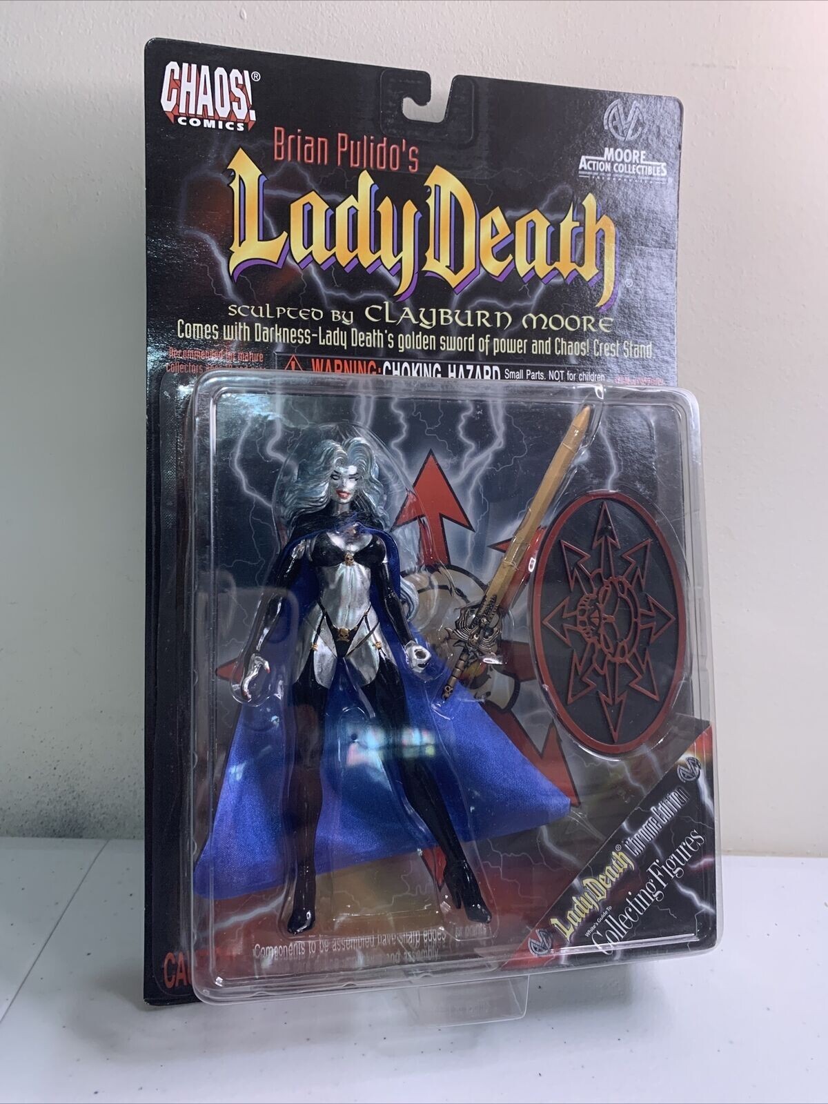 Chaos Brian Pulido 1997 Lady Death Action Figure Clayburn Moore NIB ...
