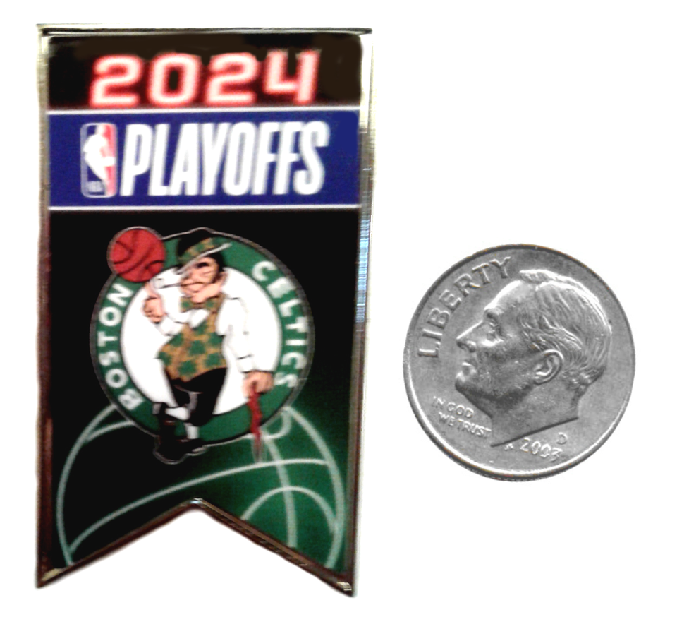 Celtics Pins Boston Celtics Pin 2024 NBA Playoffs Banner Basketball Fan ...