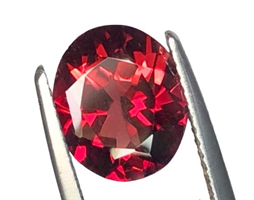 4.15ct VVS Raspberry Red-Pink Garnet – Genuine Natural Gemstone | eBay