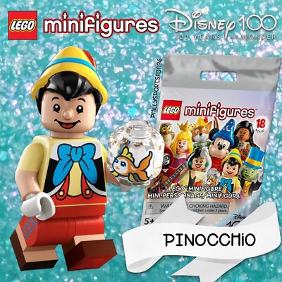 LEGO 71038 Disney 100 Minifigures Series 3 PINOCCHIO NEW IN HAND | eBay