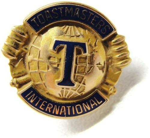 T Toastmasters International Pin Vintage Tie Tack 1/1… - Gem