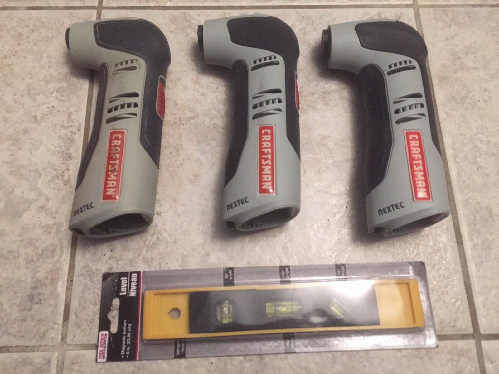 3 x Craftsman Power Tool Nextec 12V Cordless Oscillating Multi Bare ...
