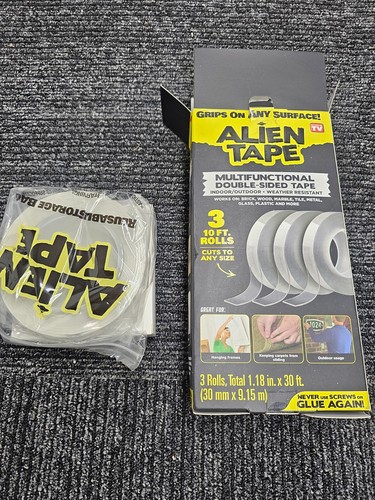 (QTY 3) Alien Tape 10ft Multifunctional Reusable Double Sided ...