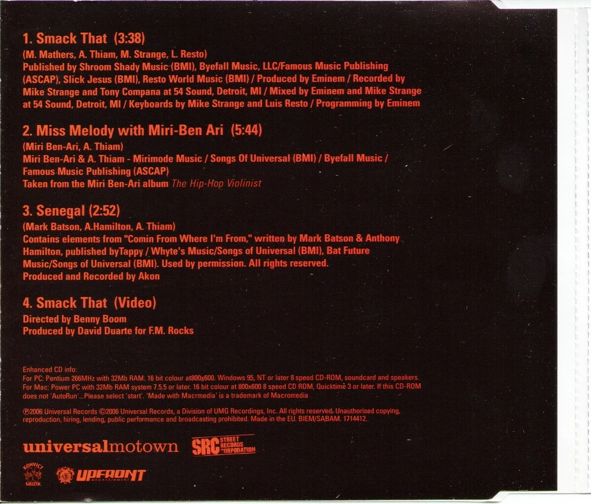 Akon Smack That Album