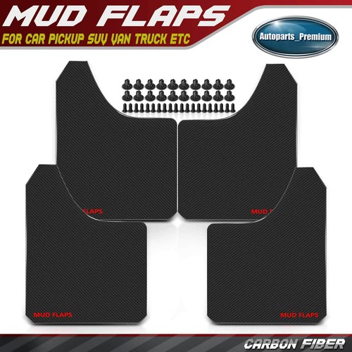 4x Black Universal Splash Guards for Toyota Chevy Ford Buick BMW Car ...