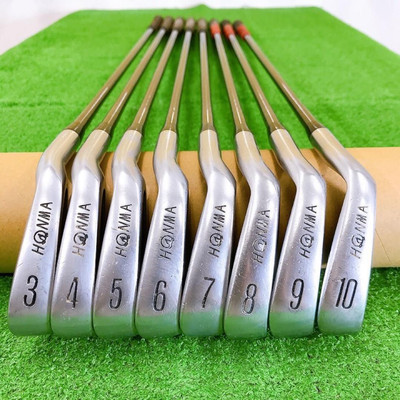 HONMA LB-606 H&F Cavity Iron Set 8pcs 3-10 SUPER FERRITE CARBON Light ...