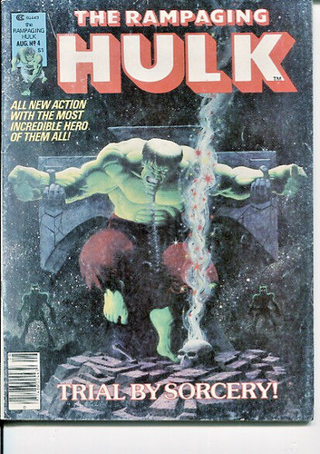 RAMPAGING HULK MAGAZINE 4 VF- STARLIN C/A 1977 | eBay