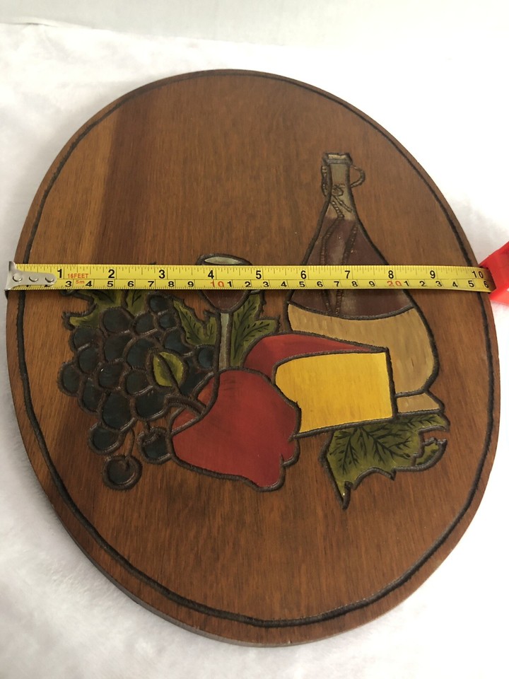 Vintage 1970 Stenciled Wooden Plaque Wall Hanging Art Decor | eBay