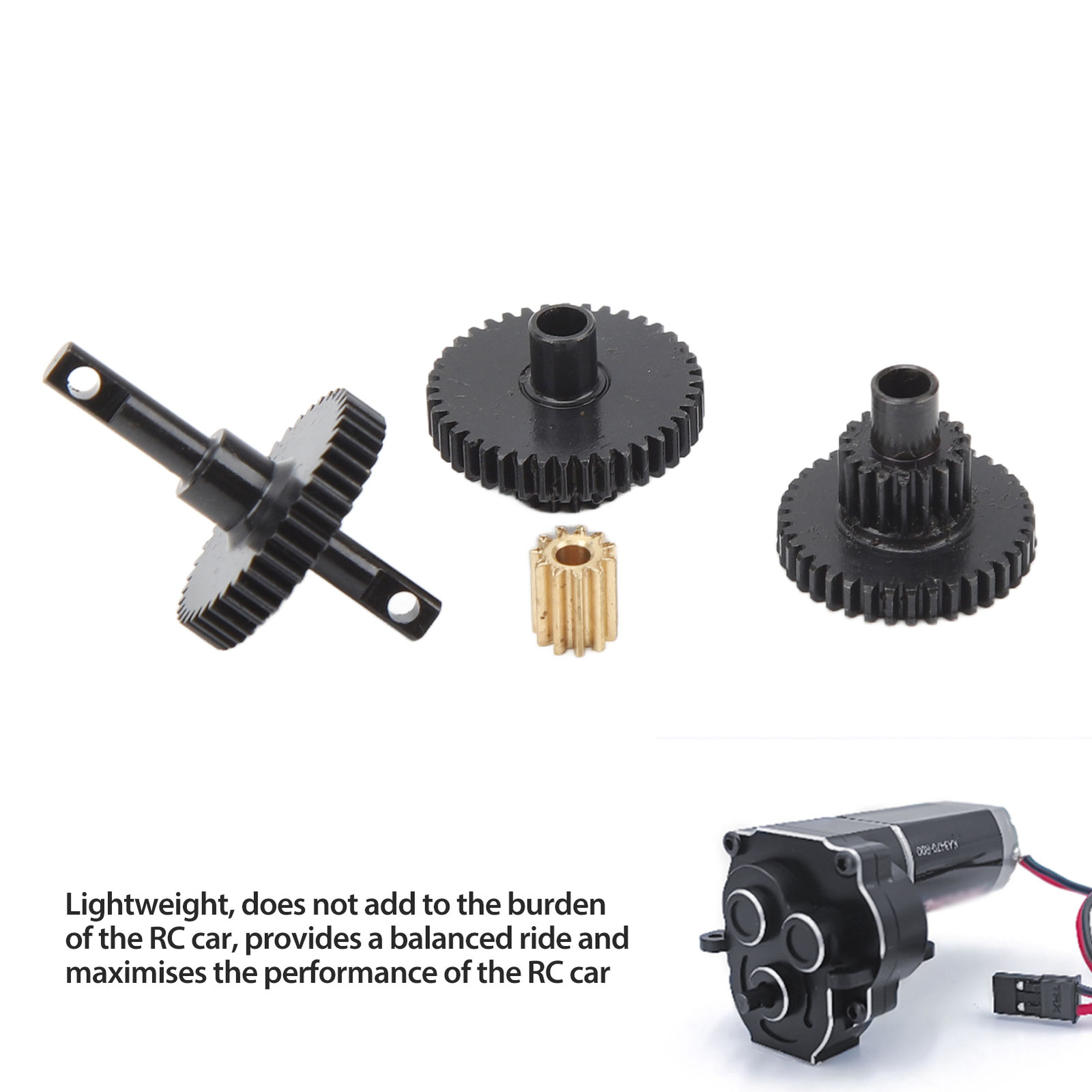 RC Transmission Gear Set Stable RC Gearbox Gear For 1/18 RC Tracked ISP ...