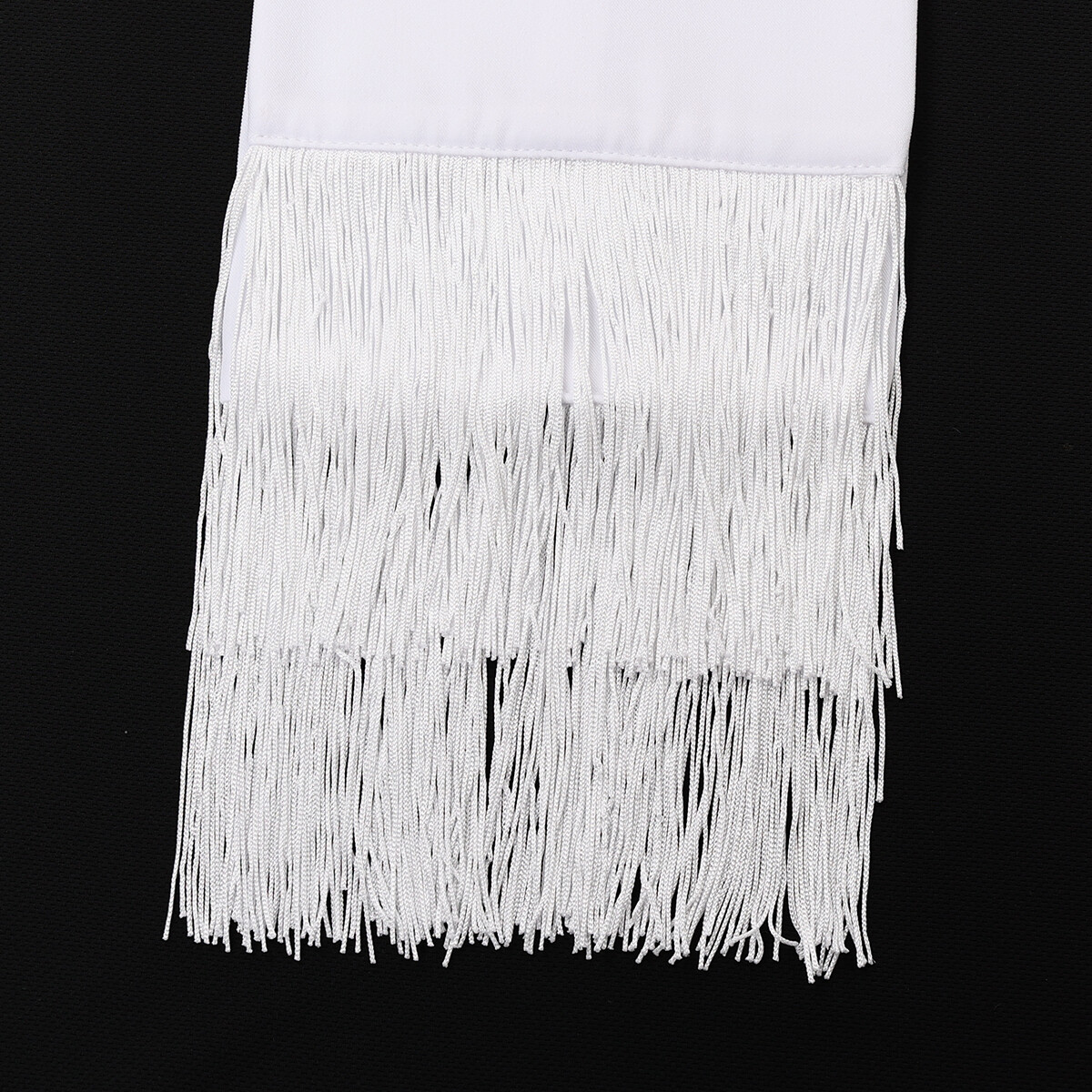 Christian Clergy White Band With Fringe Priest Roman Cassock Cincture ...