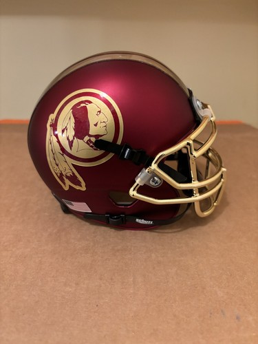 Washington Redskins Mini Football Helmet Custom Anodized With Chrome ...