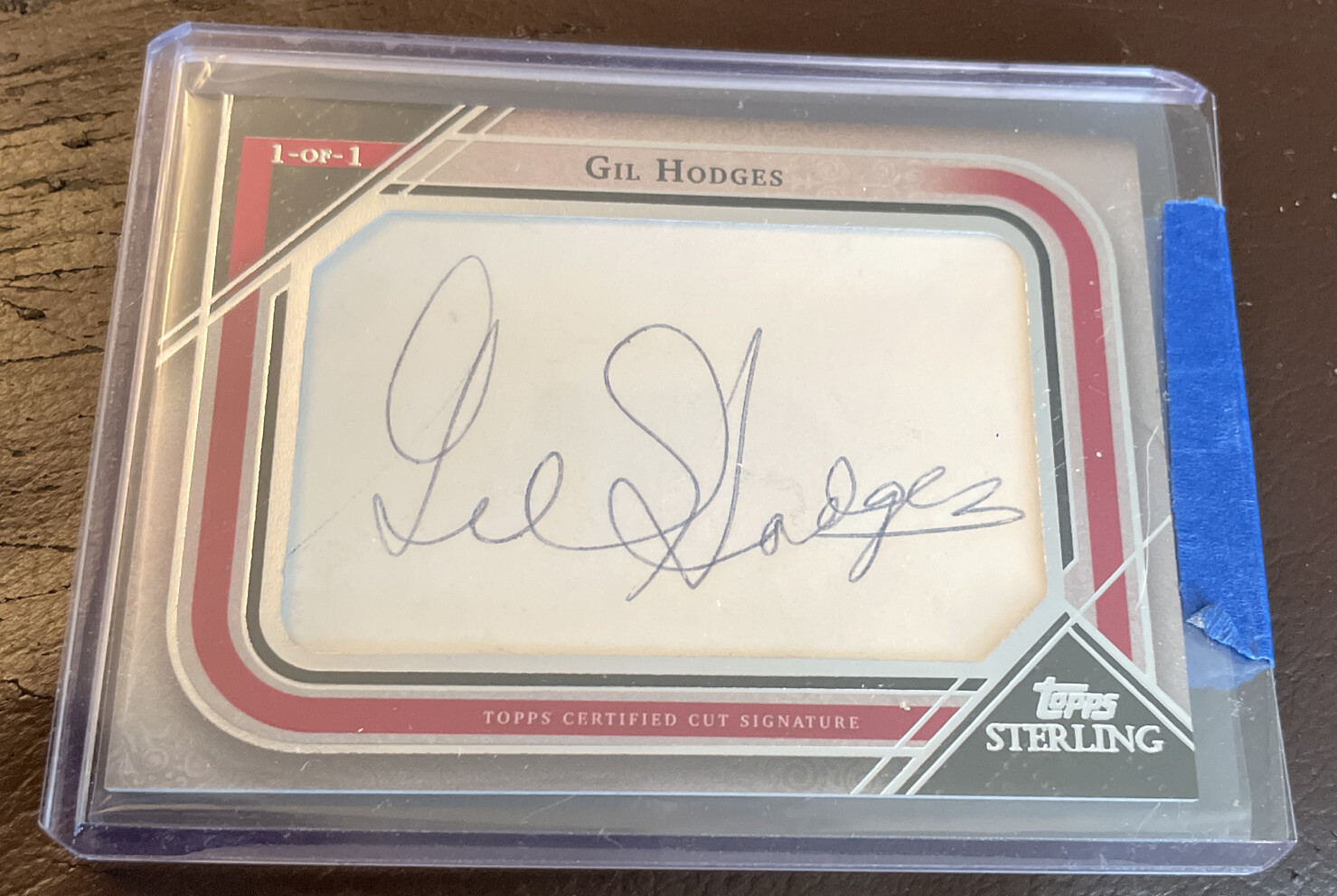 2022 TOPPS STERLING CUT SIGNATURE GIL HODGES AUTOGRAPH AUTO 1/1 DODGERS ...