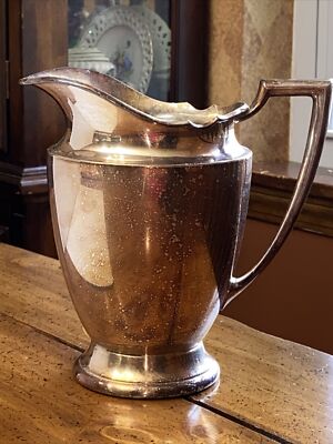 Pitchers & Jugs - Wm Rogers Silverplate Water Pitcher